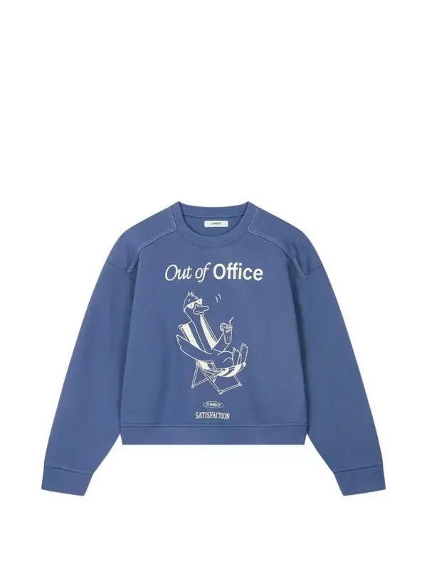 STUDIO TOMBOY Printed Sweatshirt - Blue