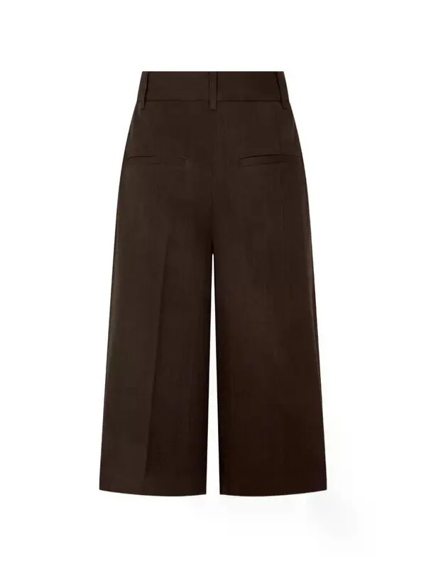 STUDIO TOMBOY Striped Trousers - Brown