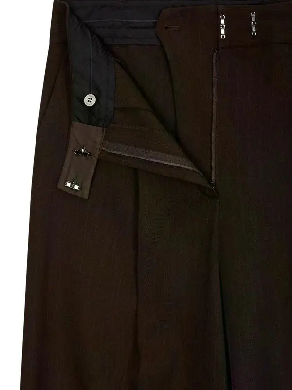 STUDIO TOMBOY Striped Trousers - Brown