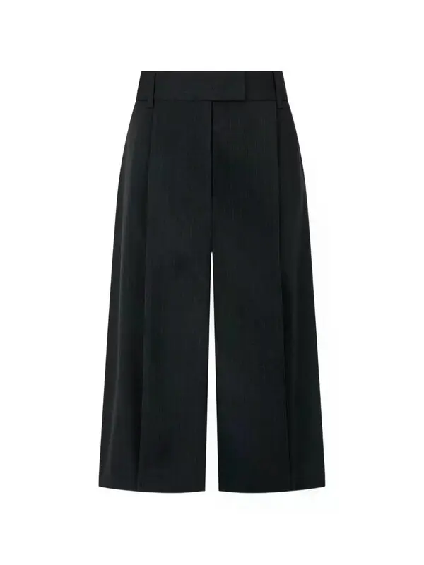 STUDIO TOMBOY Striped Trousers - Black