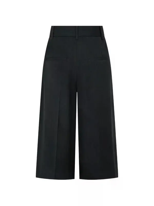 STUDIO TOMBOY Striped Trousers - Black