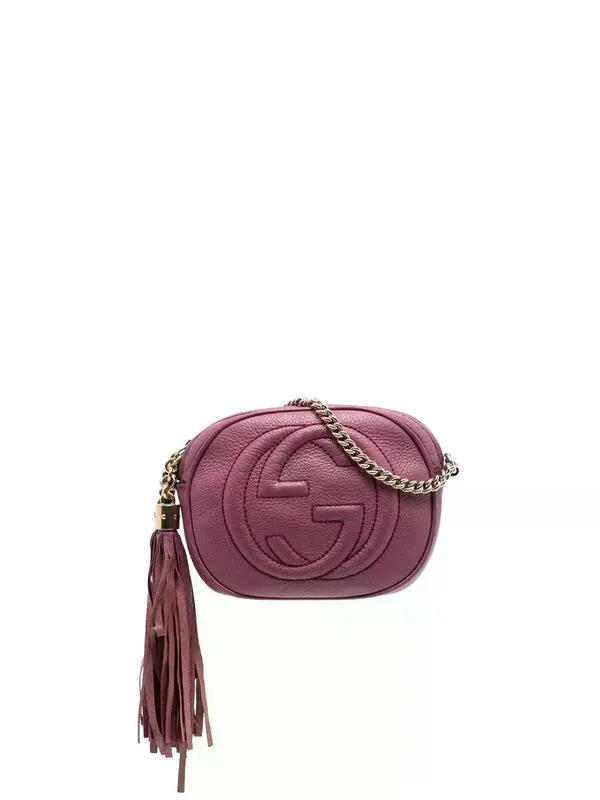 Gucci Soho Chain Crossbody Bag - Pink