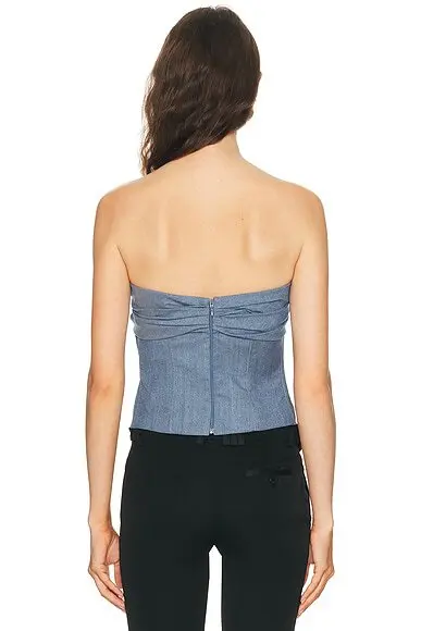 SEV Tailored Drape Corset Top