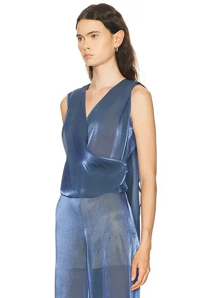 SEV Wrap Drape Top