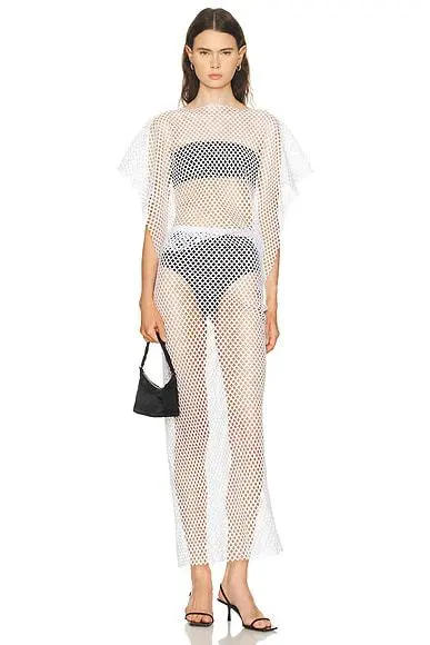SEV Sequin Mesh Top