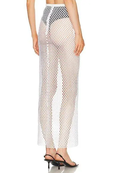 SEV Sequin Mesh Skirt