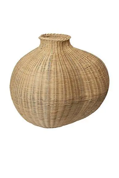 FERM LIVING Bola Braided Floor Vase - Natural