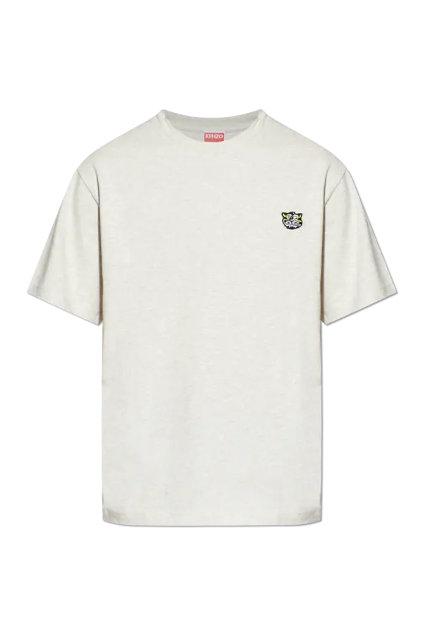 Kenzo T-shirt With Patch - Grey