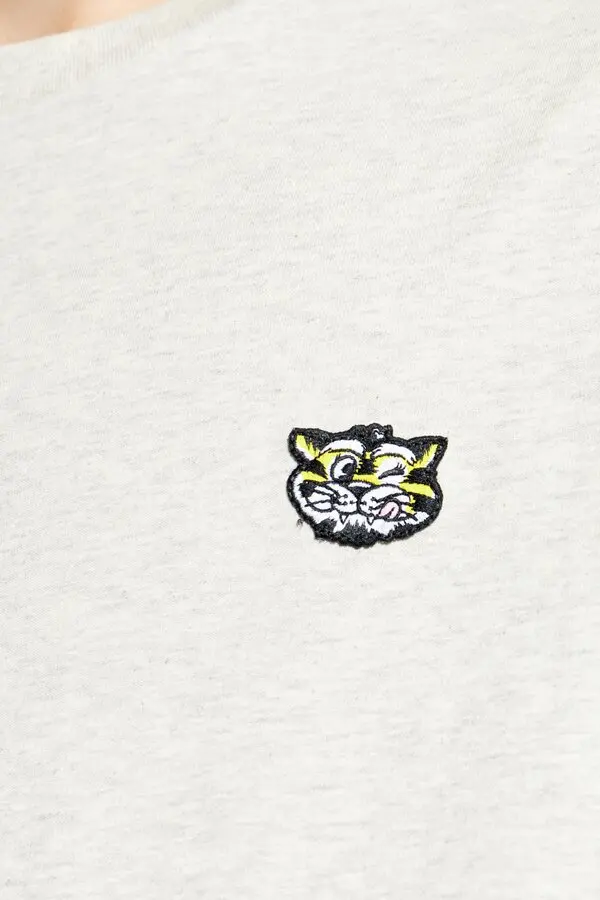 Kenzo T-shirt With Patch - Grey