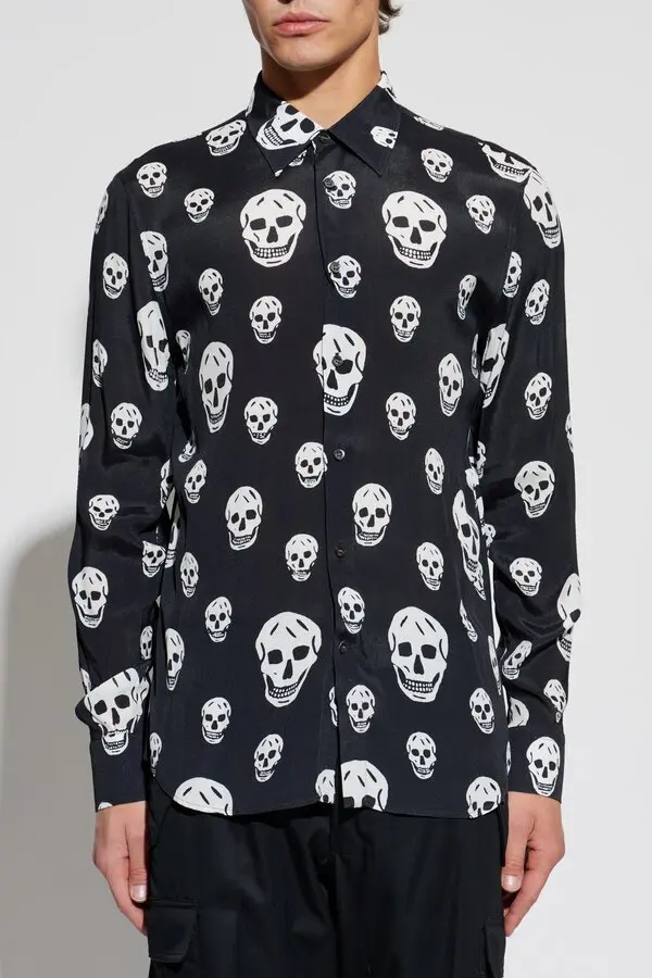 Alexander McQueen Shirt With A Distinctive Skull Motif