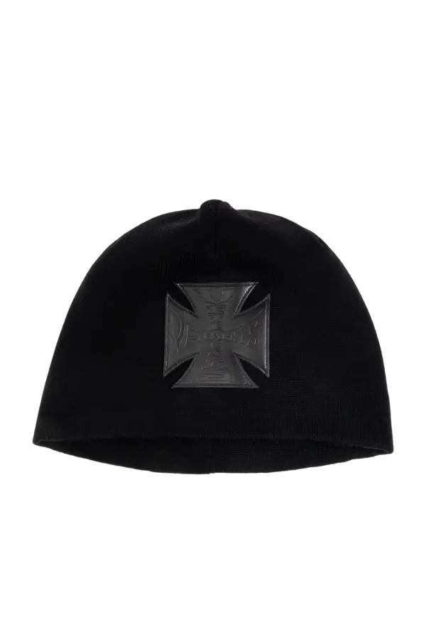 Vetements Wool Beanie With Logo - Black