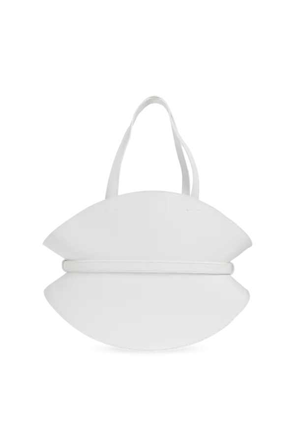 Balmain Shuffle Medium Handbag - White