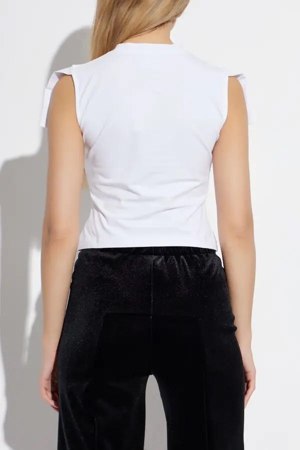 Vetements Cropped Fitted T-shirt