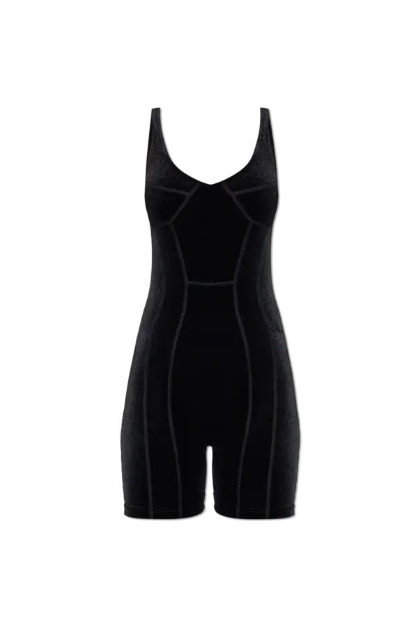 Vetements Velour Jumpsuit - Black