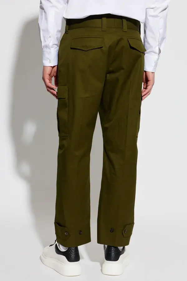 Alexander McQueen Cargo Trousers - Green