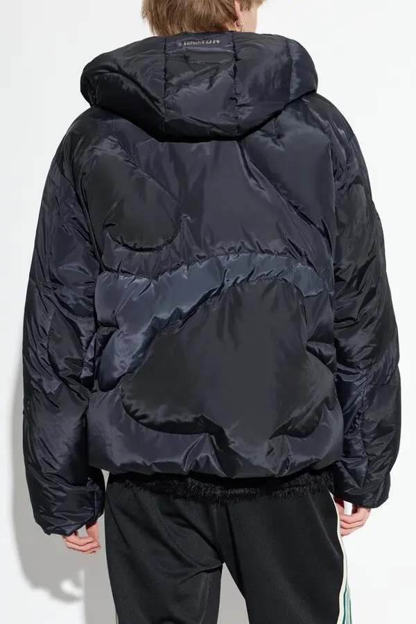 A BATHING APE Quilted Down Jacket With Detachable Hood