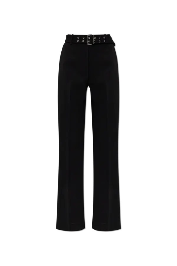 GANNI Creased Trousers With Belt