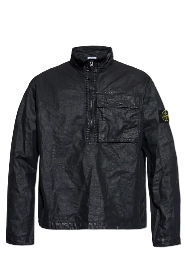 Stone Island Lightweight Jacket With Stand-up Collar