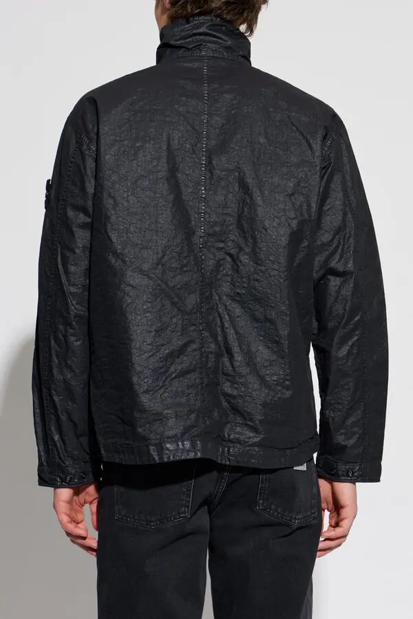 Stone Island Lightweight Jacket With Stand-up Collar