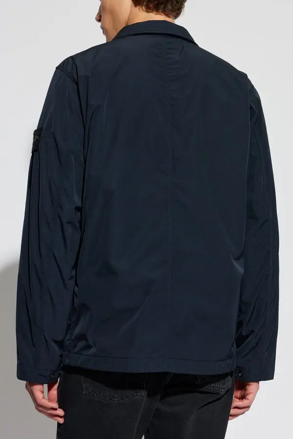 Stone Island Lightweight Jacket With Logo Patch