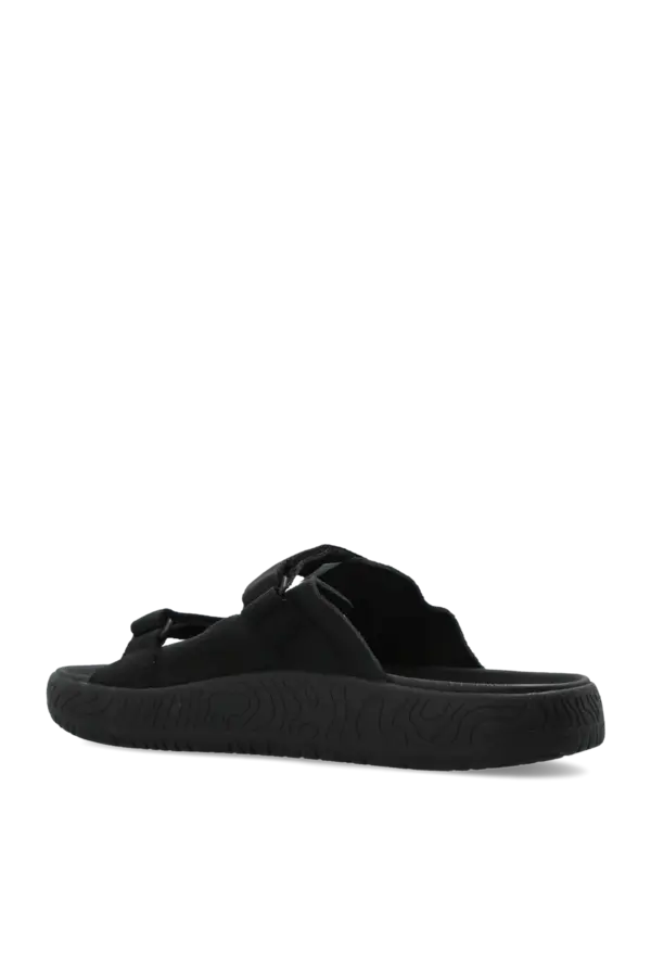 VEJA Arpoador Suede Soft Slides - Black