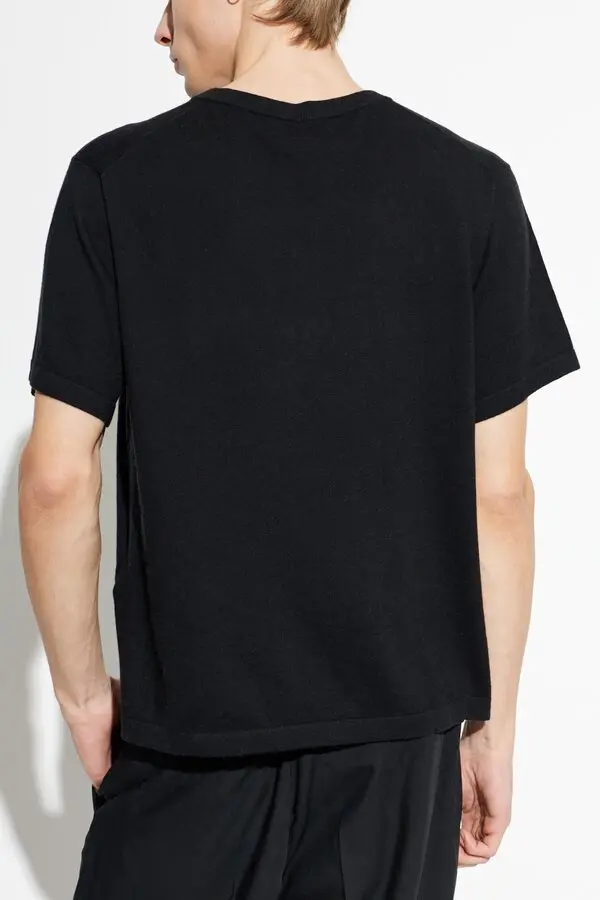 LISA YANG Knit T-shirt "bradley - Black