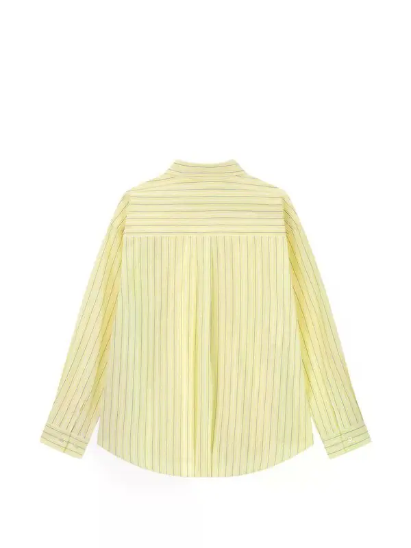 STUDIO TOMBOY Striped Button-down Shirt - Yellow