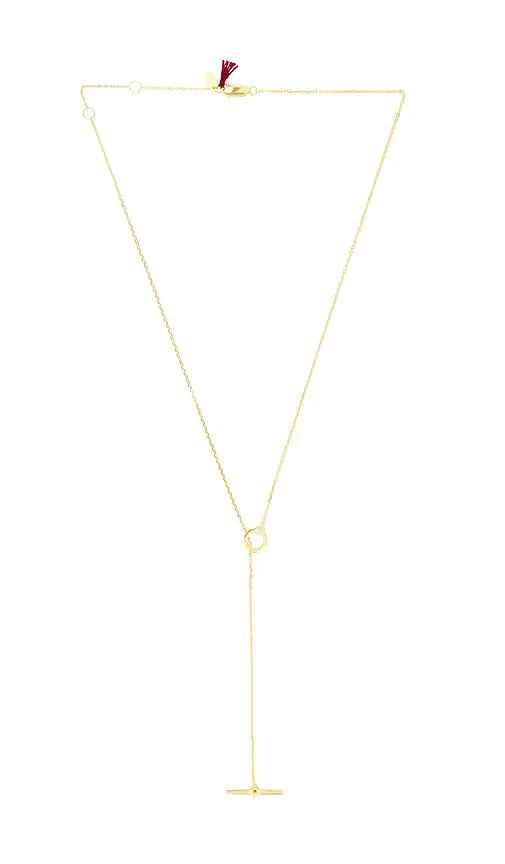 Shashi Porter Y-necklace - Gold