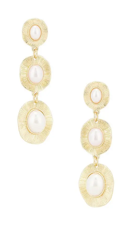 LOVERS AND FRIENDS Sana Dangle Earrings - Gold
