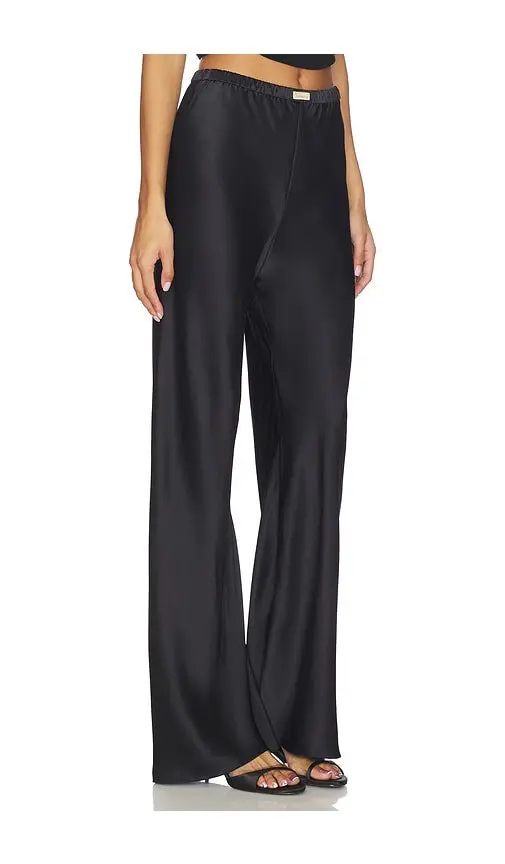 Comme Si Silk Bias Pant - Black