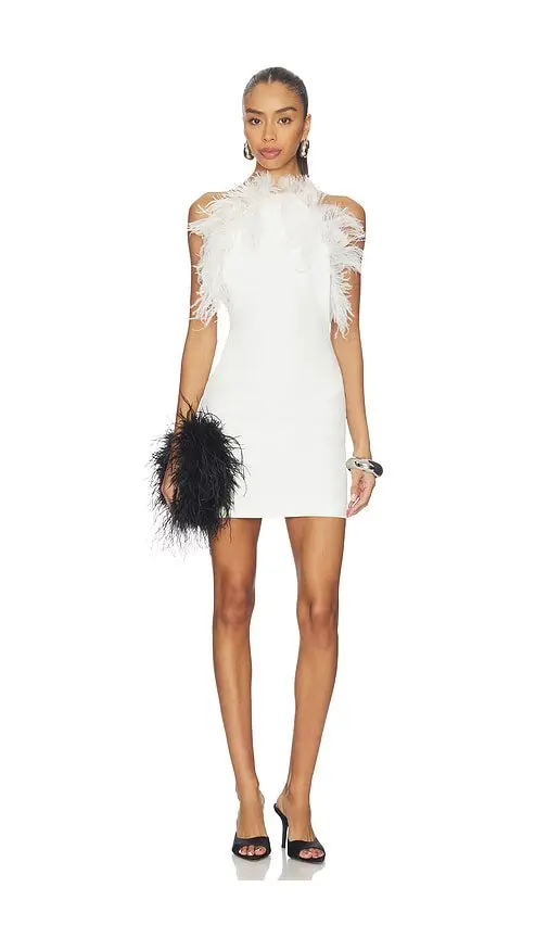 Women's White Feather Dresses | Editorialist