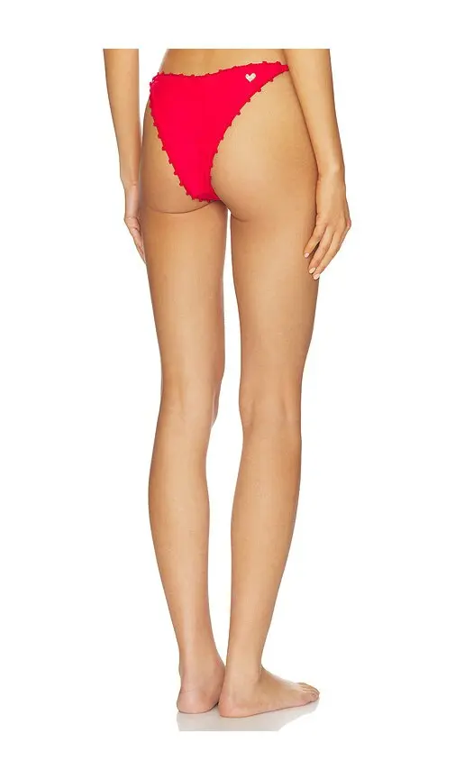 CAPITTANA Rose Bikini Bottom - Red