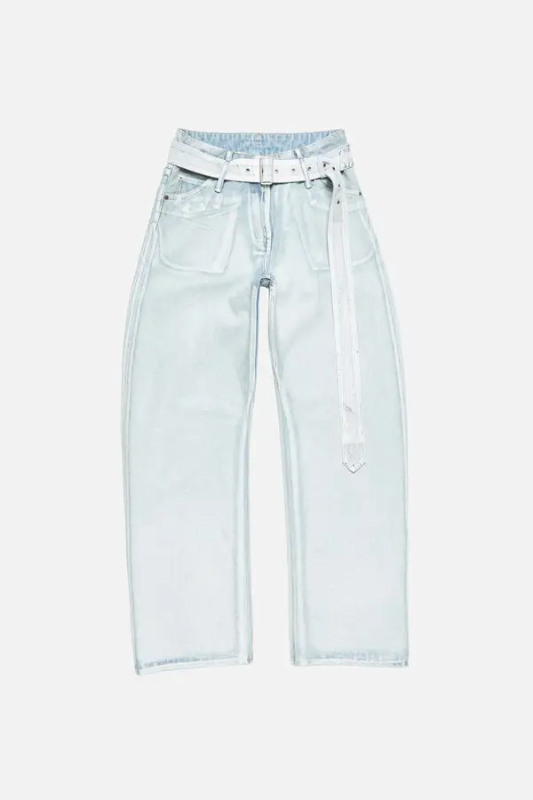 Acne Studios Denim Trousers With Belt
