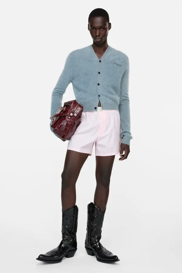 Acne Studios Cotton Poplin Casual Shorts