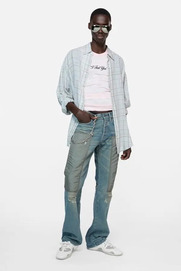 Acne Studios Linen Check Button-up