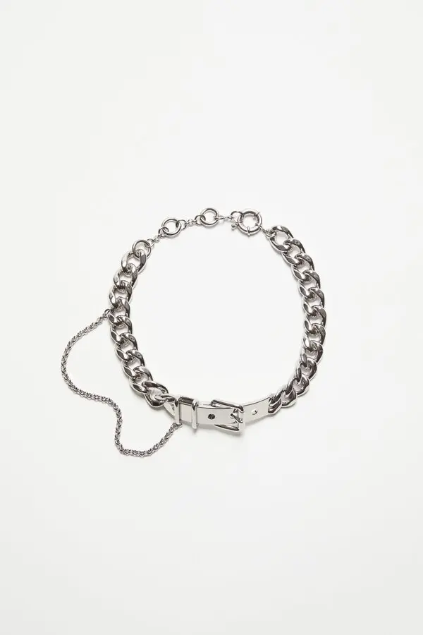 Acne Studios Buckle Chain Necklace