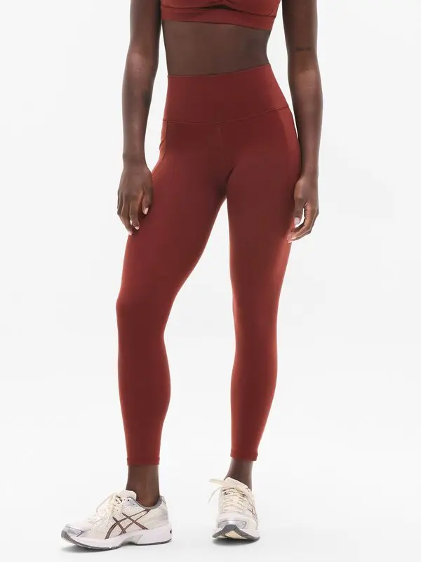 Athleta Salutation Stash High-rise 7/8 Legging - Dried Cinnamon