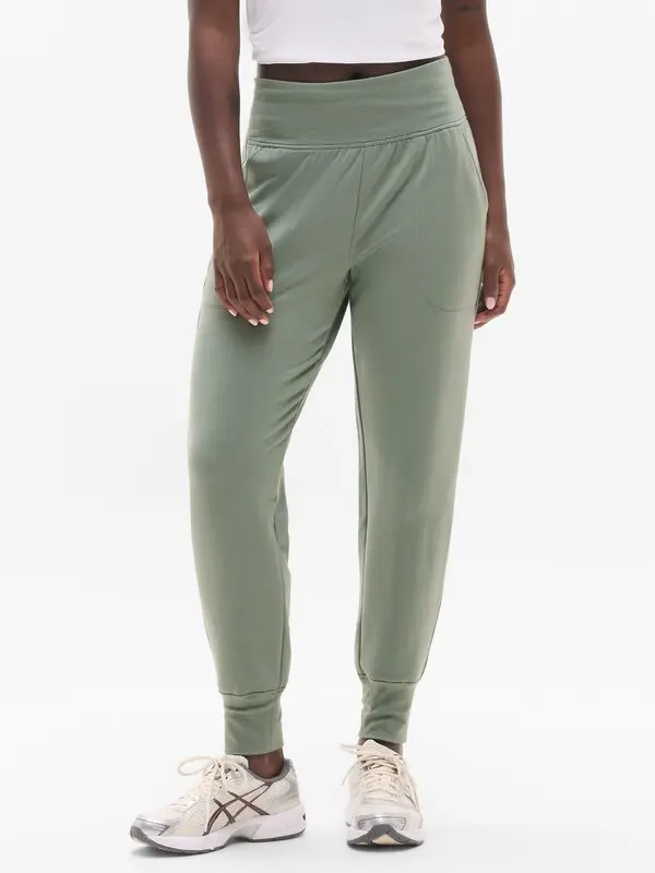 Athleta Coaster Luxe High Rise Jogger - Cacti