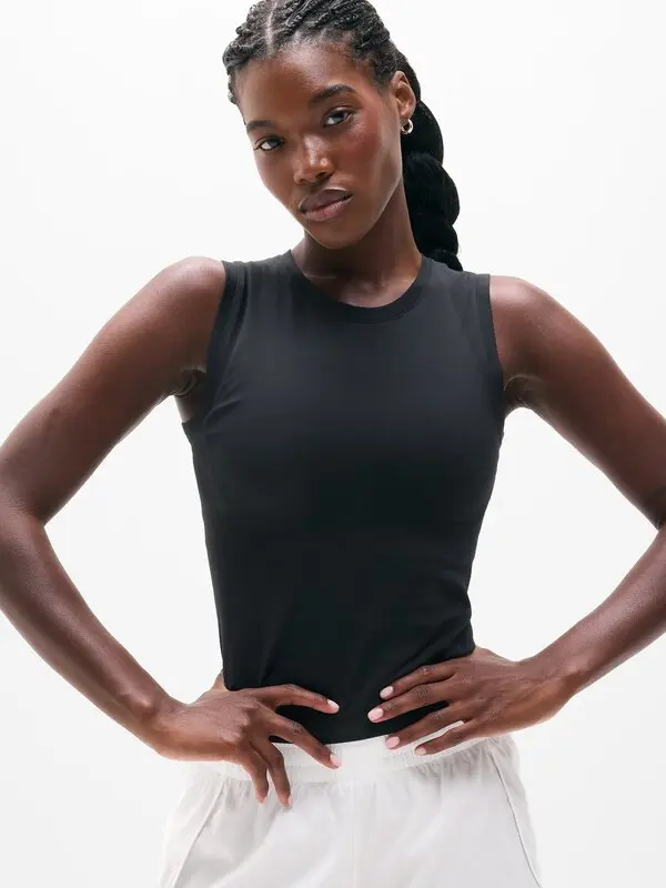Athleta Momentum Flex Muscle Tank Top - Black