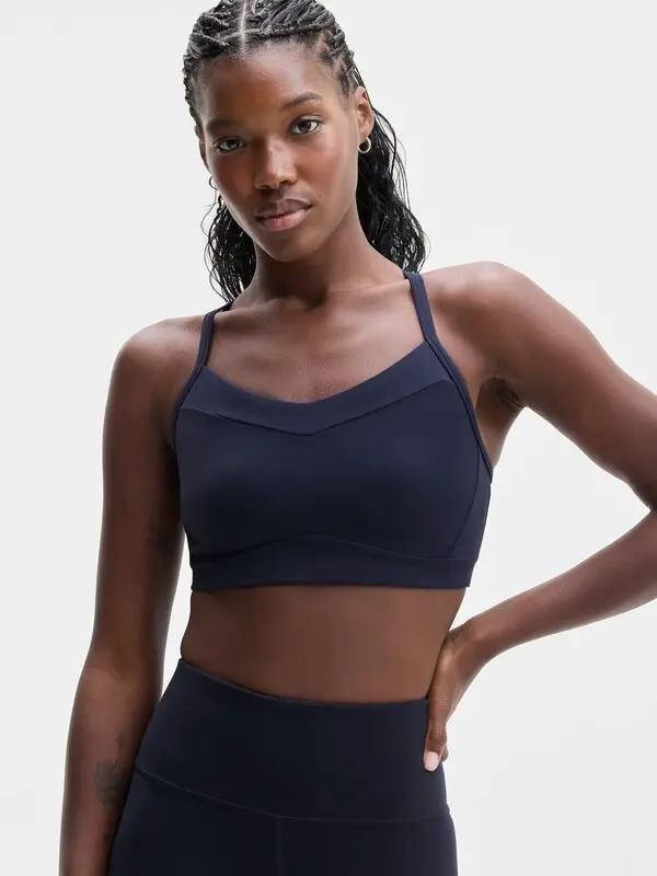 Athleta Vital Sports Bra D-dd - Navy