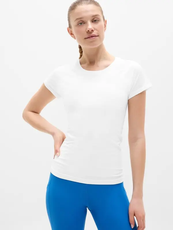 Athleta Momentum Flex Tee - Bright White