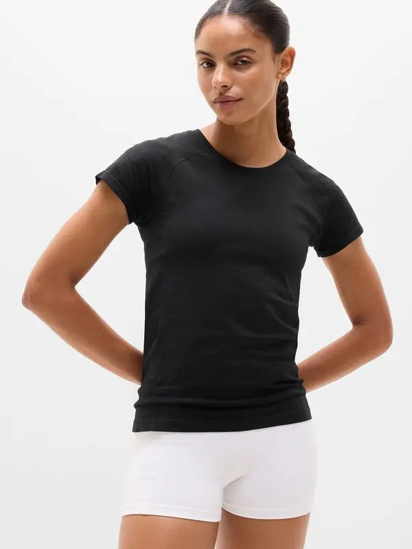 Athleta Momentum Flex Tee - Black