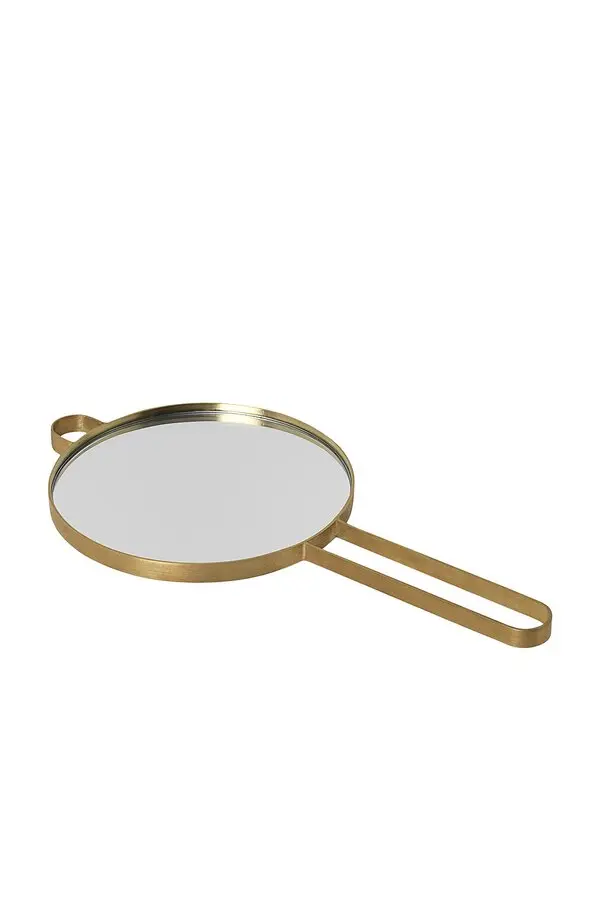 FERM LIVING Poise Hand Mirror - Brass
