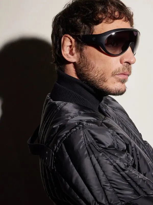 Rick Owens Moncler D-Frame Sunglasses In Black - 40% Off