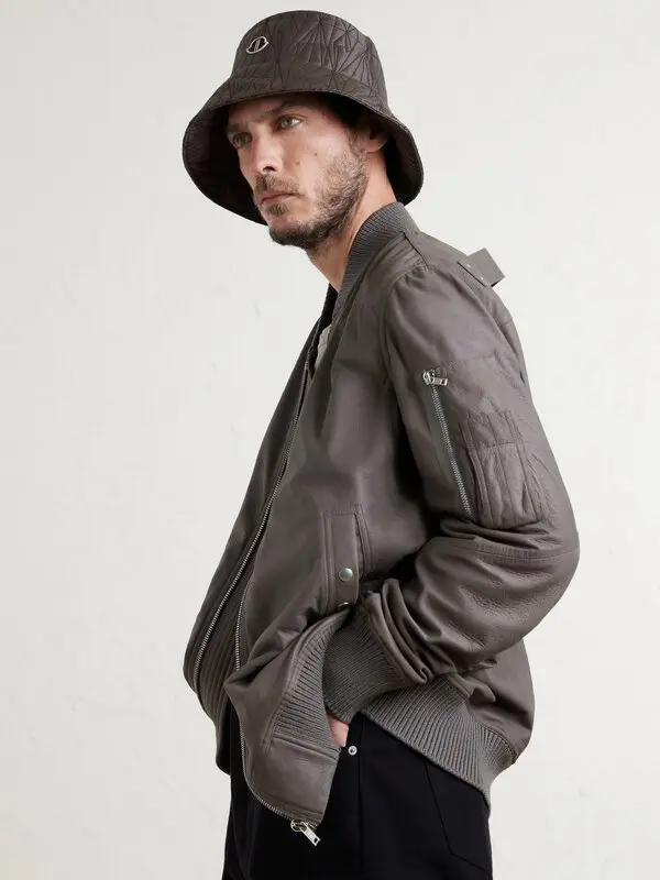 Rick Owens X Moncler Padded Quilted Shell Bucket Hat