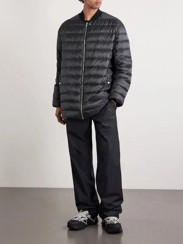 Rick Owens Moncler Quilted Padded Shell Down Parka