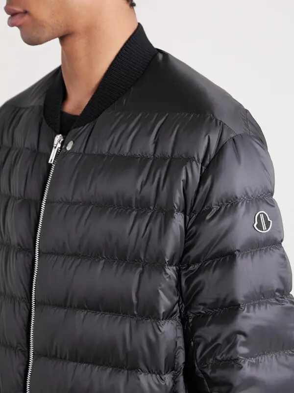 Rick Owens Moncler Quilted Padded Shell Down Parka