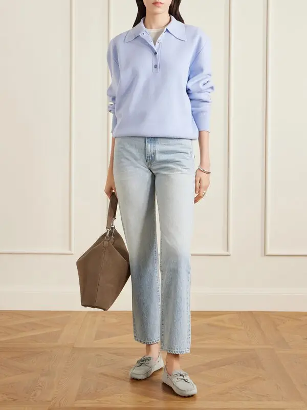 TOD'S Gommino Suede Boat Shoes - Blue
