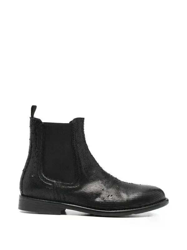 SOMMET Textured Ankle Chelsea Boots