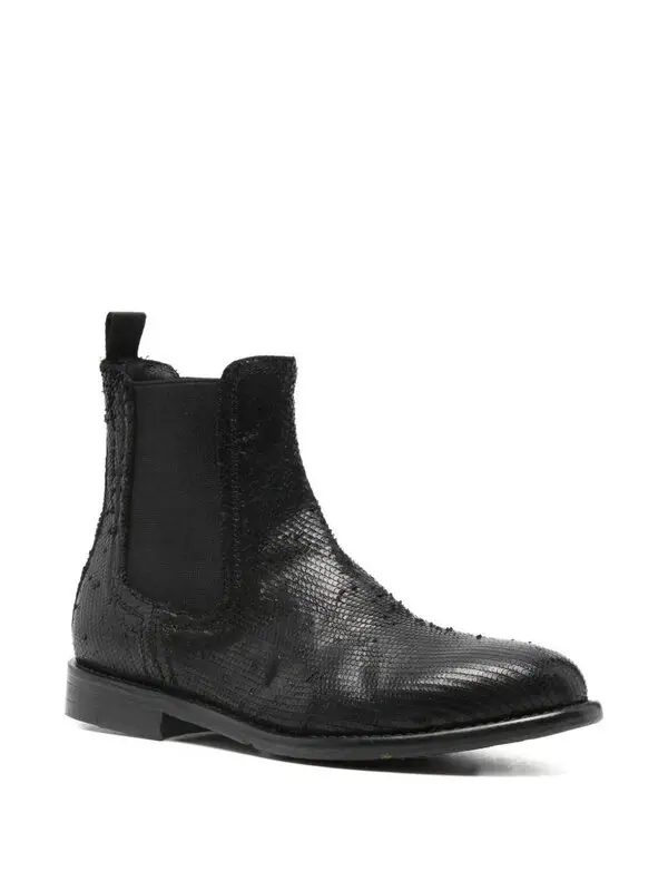 SOMMET Textured Ankle Chelsea Boots